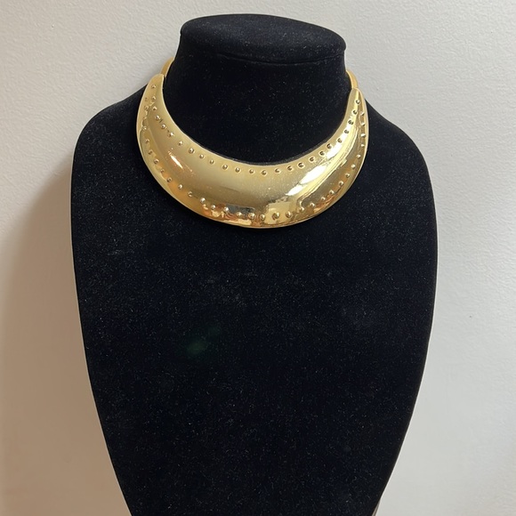 Alexis Kirk | Jewelry | Alexis Kirk Gold Tone Choker Necklace | Poshmark